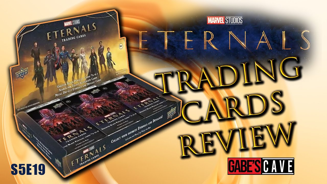 S5E19 Upper Deck Marvel Eternals Trading Cards Review - YouTube
