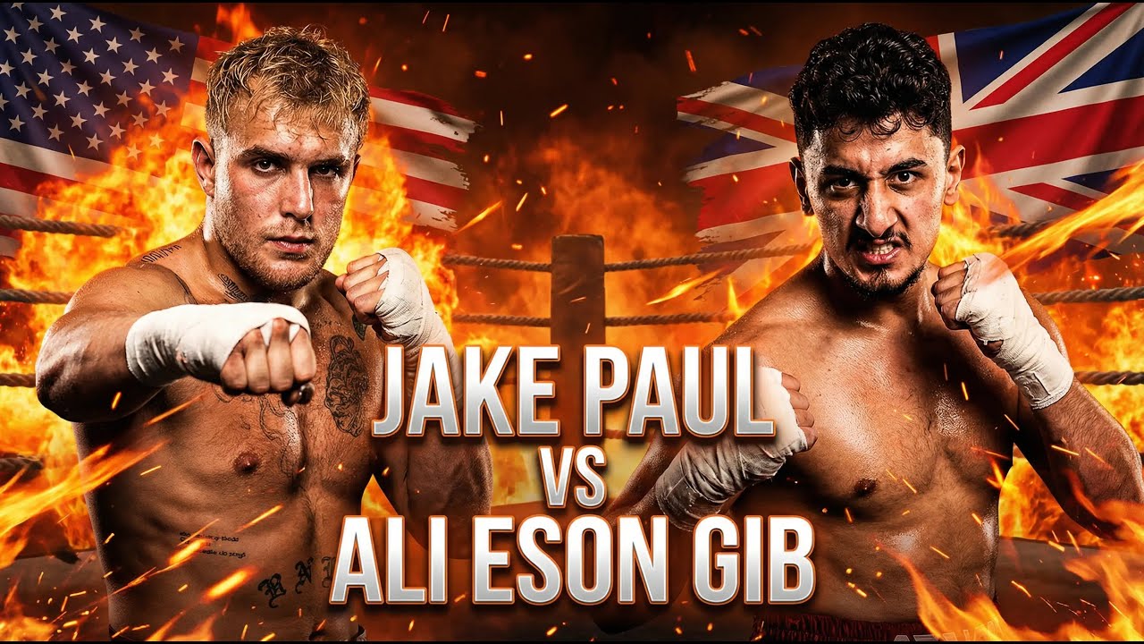 Viral First-Round KO - Jake Paul (USA) vs Ali Eson Gib (UK) | Boxing ...