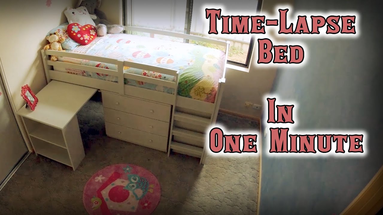 From Flat Pack to Bunk Bed - Time Lapse - YouTube