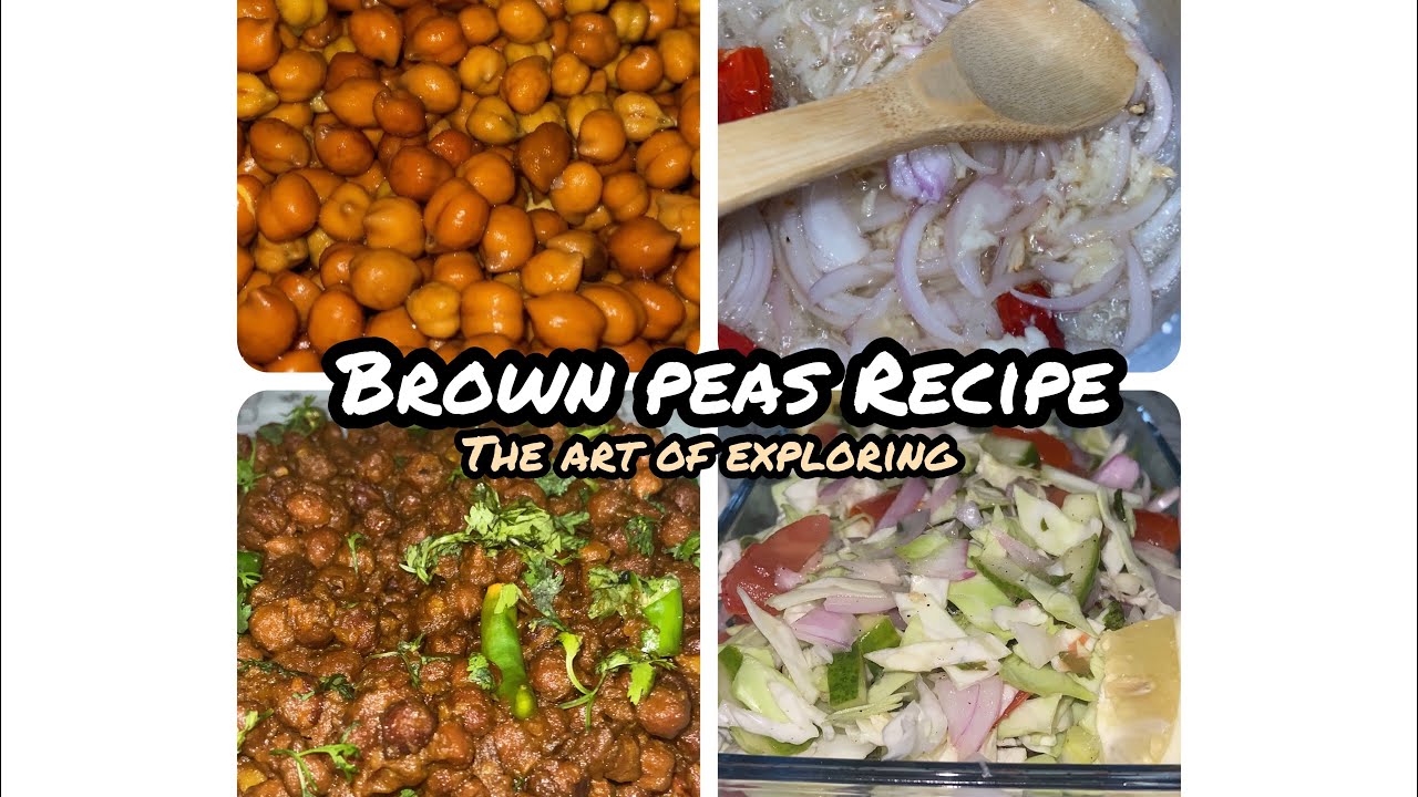 Brown peas recipe | The Art of Cooking - YouTube