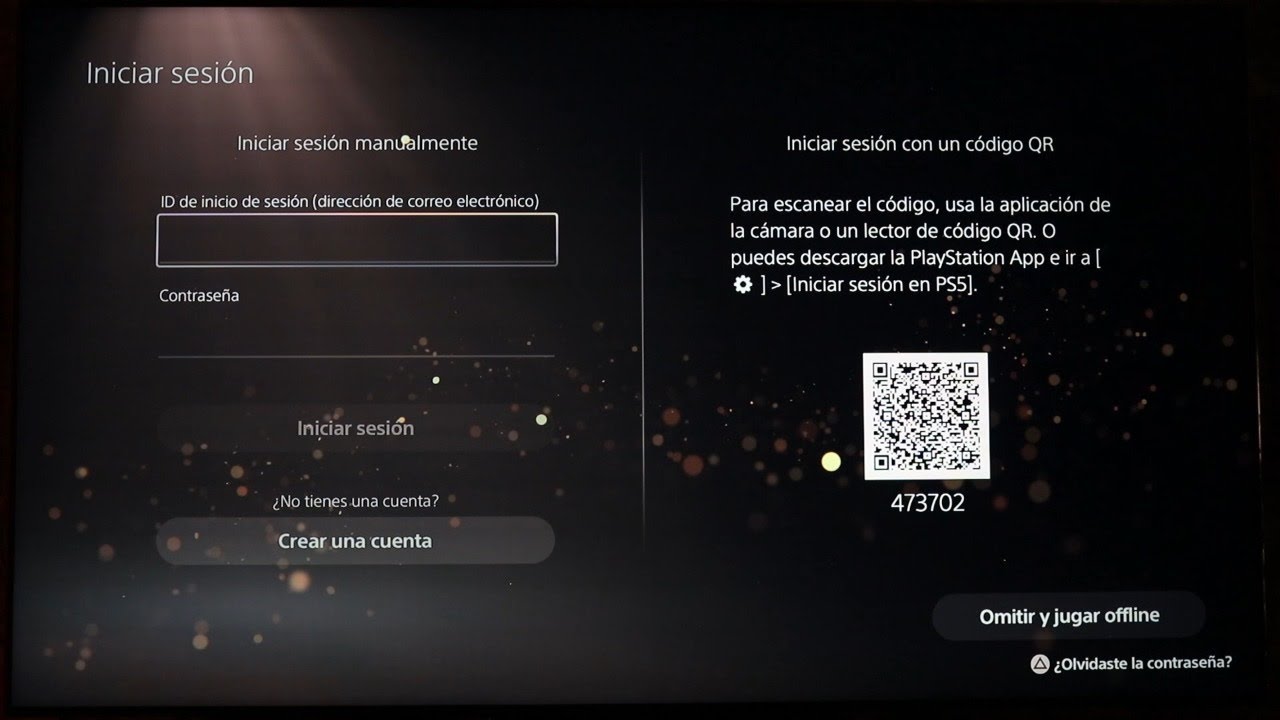 ¿Cómo iniciar sesión en PS5 con QR? / EDGAR RUSH - YouTube