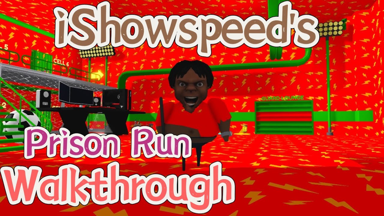 Roblox - iShowspeed's Prison Run (OBBY) Walkthrough - YouTube