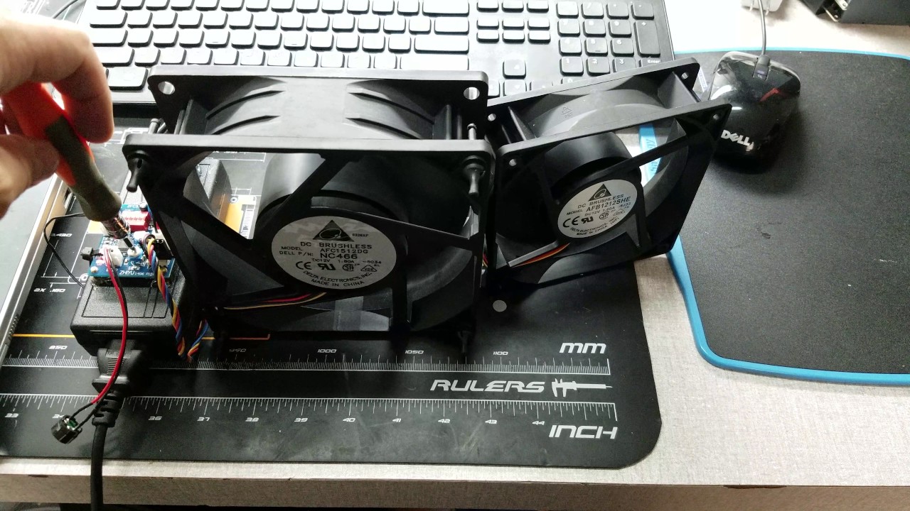 Delta 120MM & 150MM Fans - YouTube