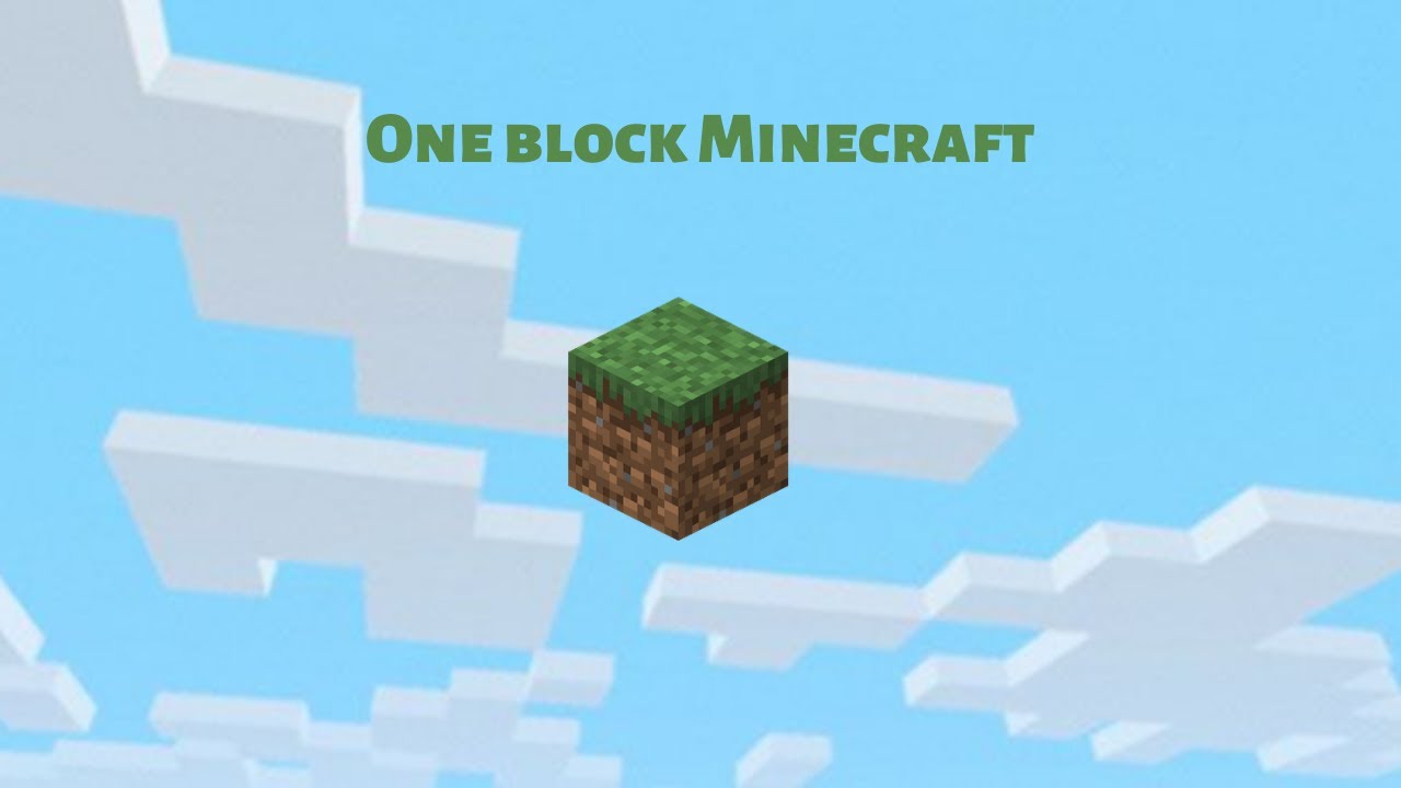 one block minecraft ep 3 - YouTube