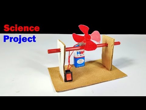 AMAZING FAN 🤯|| HOW TO MAKE A SCIENCE PROJECT AT HOME 🏠 - YouTube