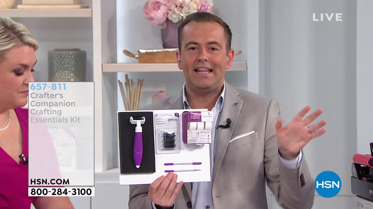 Crafter's Companion Lilac Gemini Junior Bundle with Caddy - YouTube