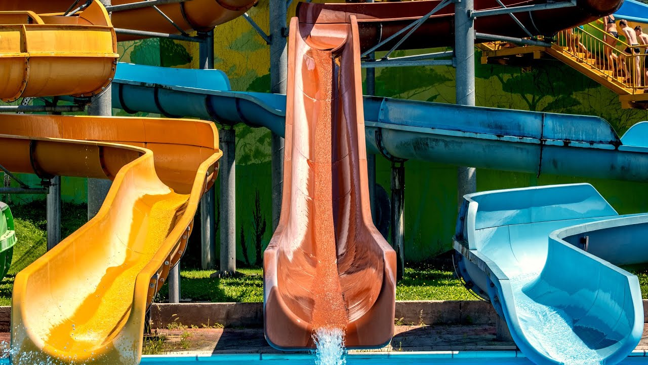 The Drop Water Slide at Terme Olimia Aqualuna - YouTube