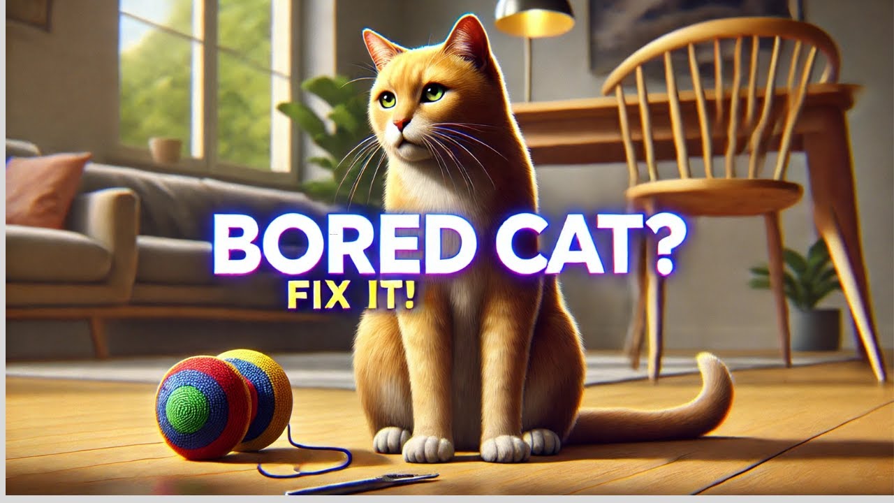Signs your cat is bored: tips for enriching your cat - YouTube