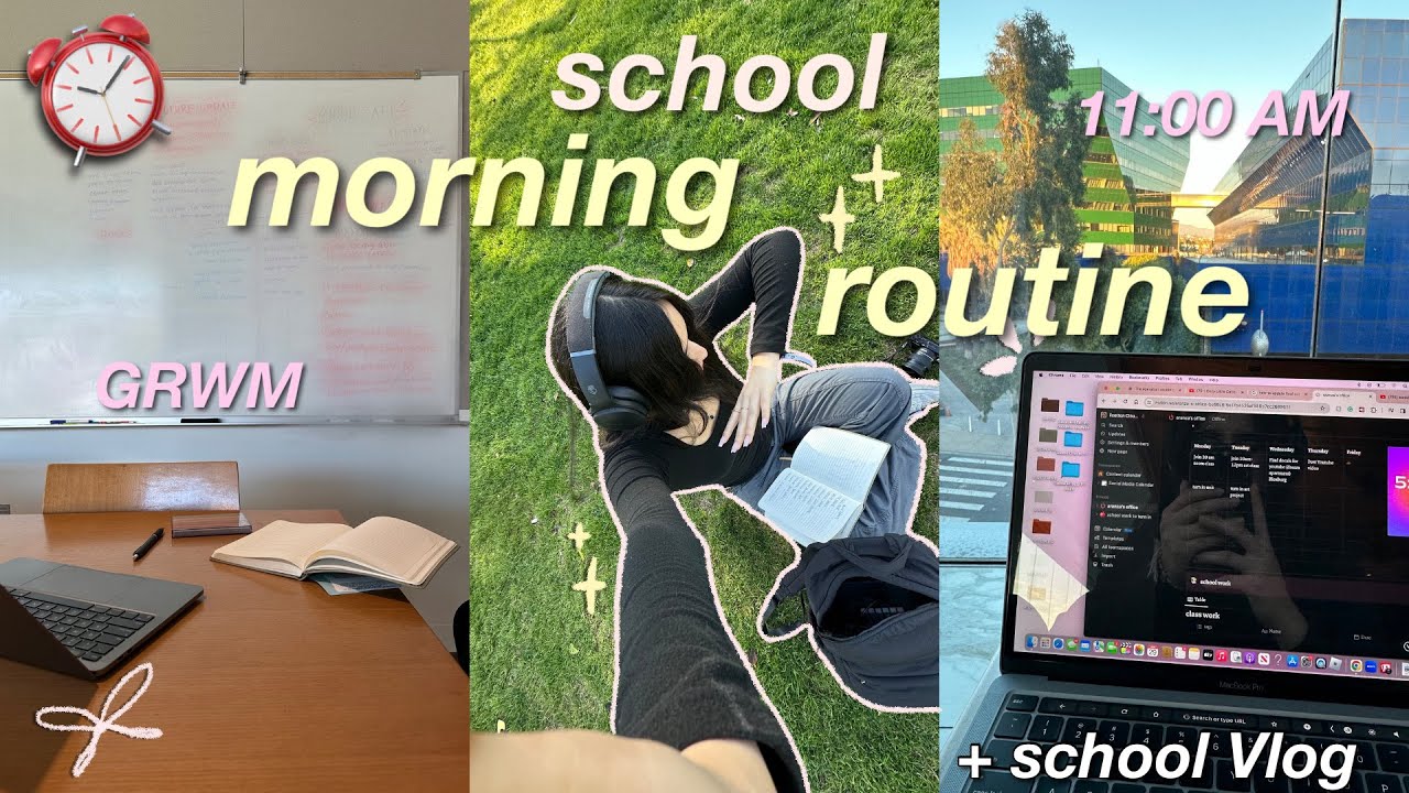 GRWM: School Morning Routine (Junior Year) ♡ - YouTube