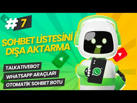 7  Sohbet Listesini Dışa Aktarma - Talkativebot Whatsapp Araçları & Sohbet Botu