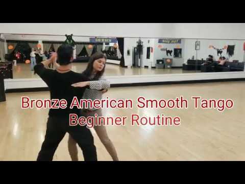 Bronze American Smooth Tango Routine: Corte, Fan, and closed reverse ...