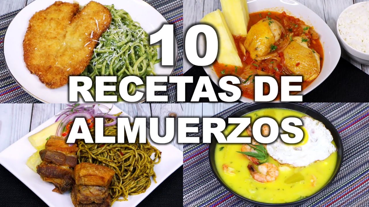 10 ALMUERZOS FÁCILES Y DELICIOSOS | Recetas peruanas | Sabroso - YouTube