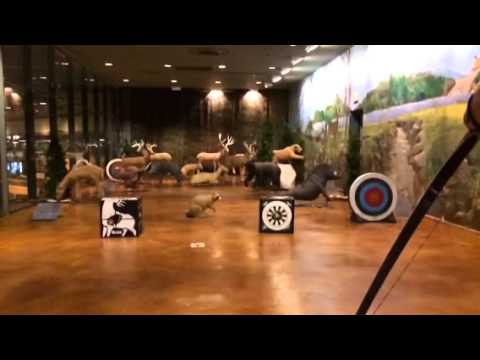 Bass Pro Shop archery range. - YouTube