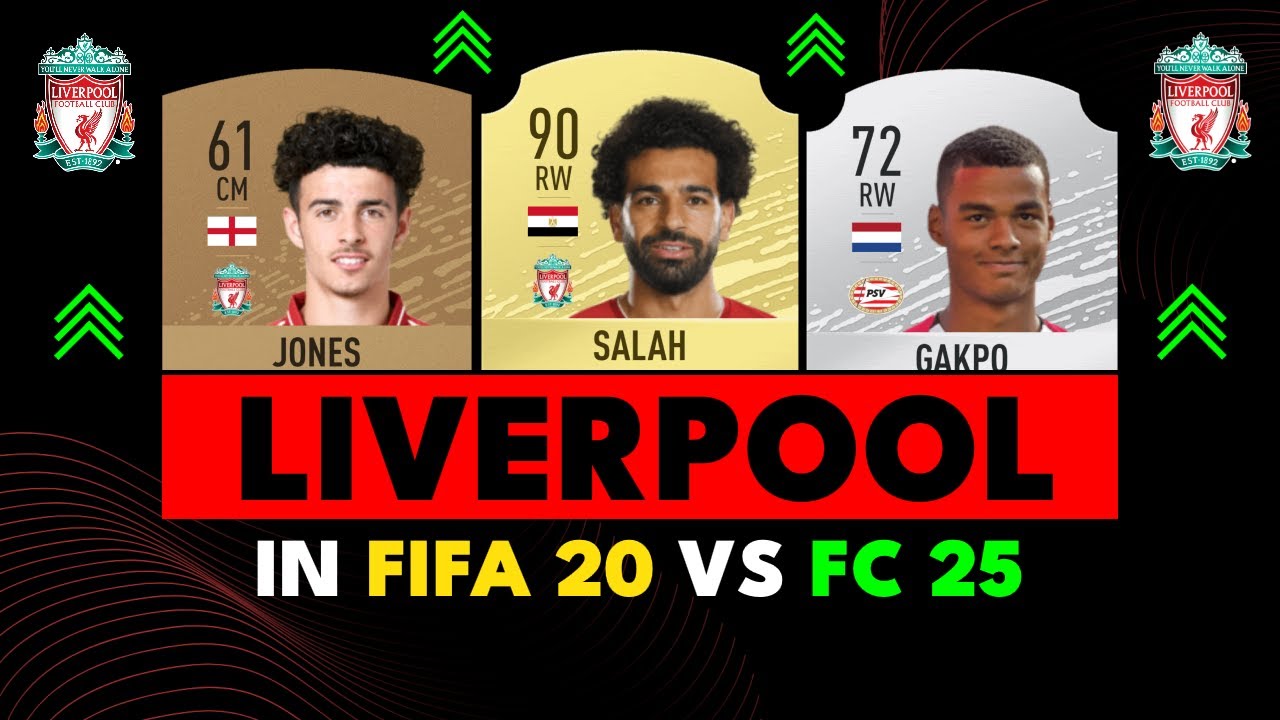 Liverpool in FIFA 20 vs EA FC 25! #liverpool #liverpoolfc #fifa #fifa25 ...