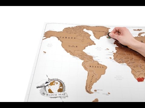 Luckies Scratch Map - The Planet Collection