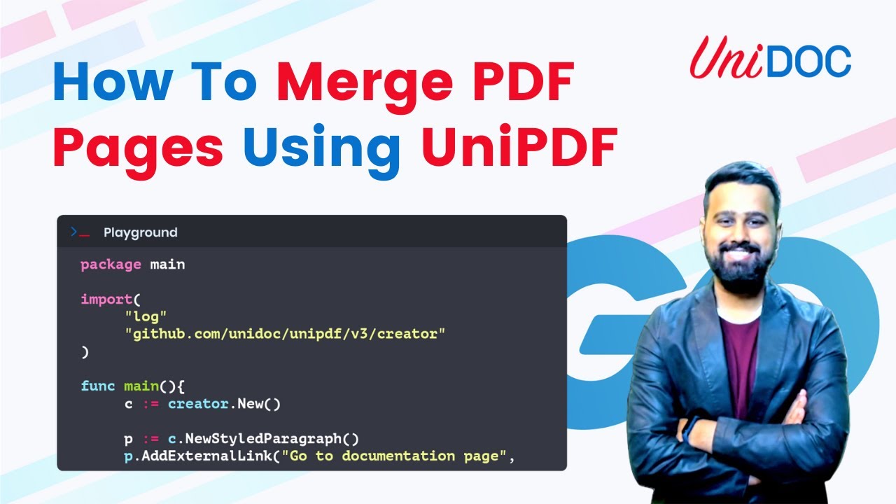 How To Merge PDF Pages In Go using UniPDF YouTube How To Merge PDF Pages In Go using UniPDF YouTube