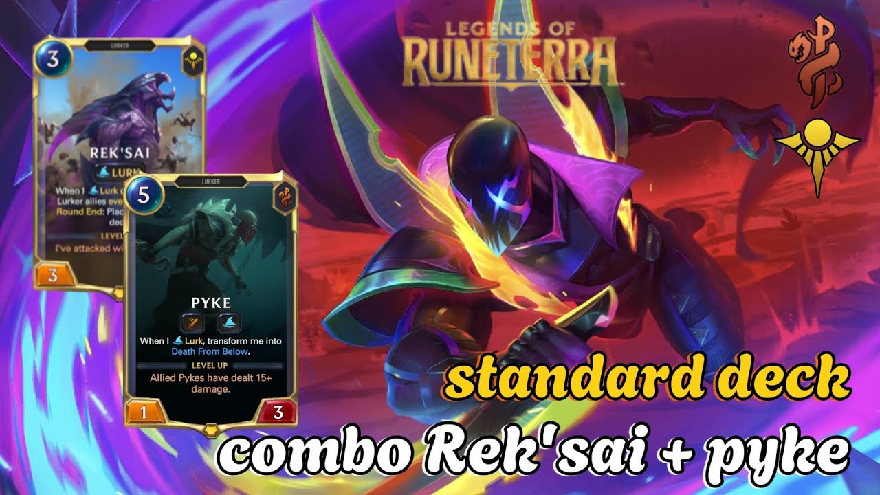eternal deck combo rek'sai + pyke - legends of runeterra - YouTube