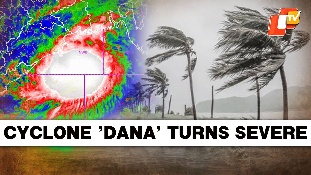 Cyclone ‘Dana’ In Odisha | Watch! Violent Waves At Paradip Beach As ...