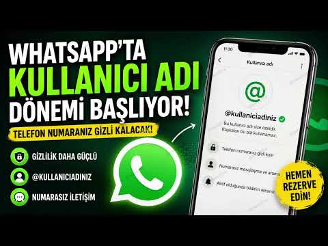 WhatsApp'ta yeni dönem! Telefon numarası vermeden mesajlaşmak mümkün olacak #tb3dmt #meric2016