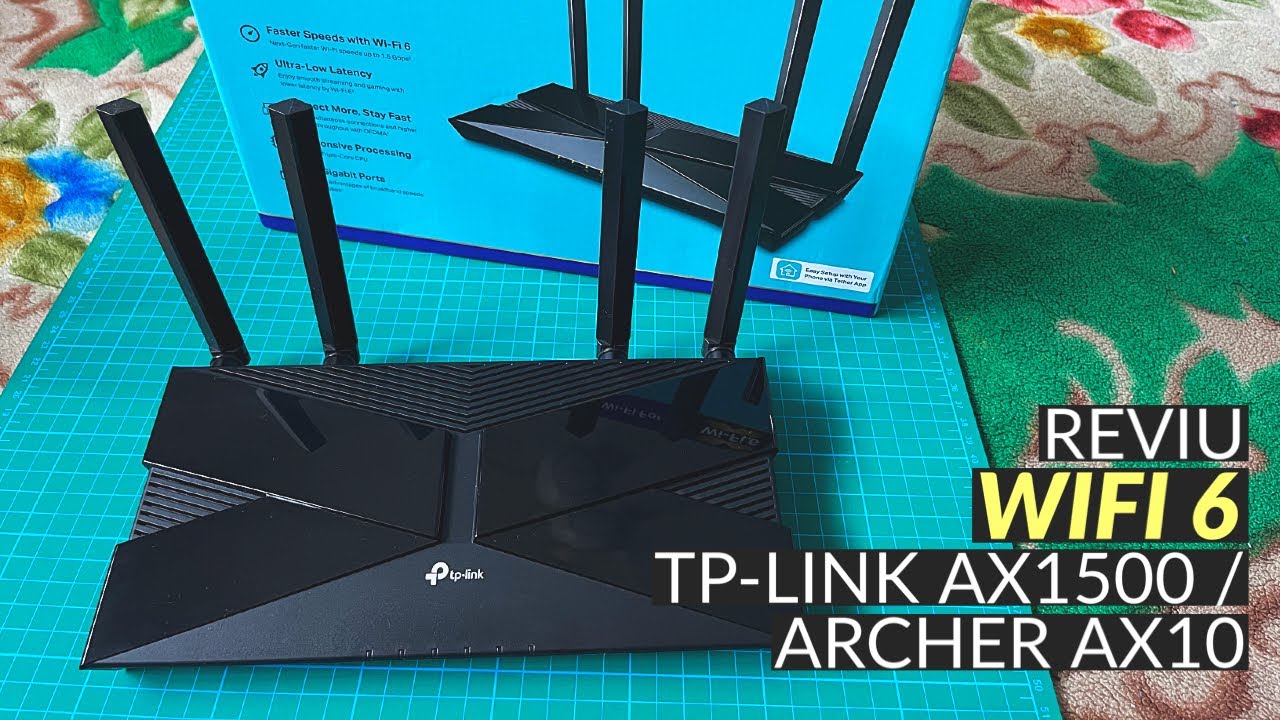 Reviu Wifi 6 TP-Link AC1500 Archer AX10 - YouTube