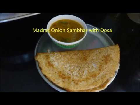 MADRAS ONION SAMBHAR - YouTube