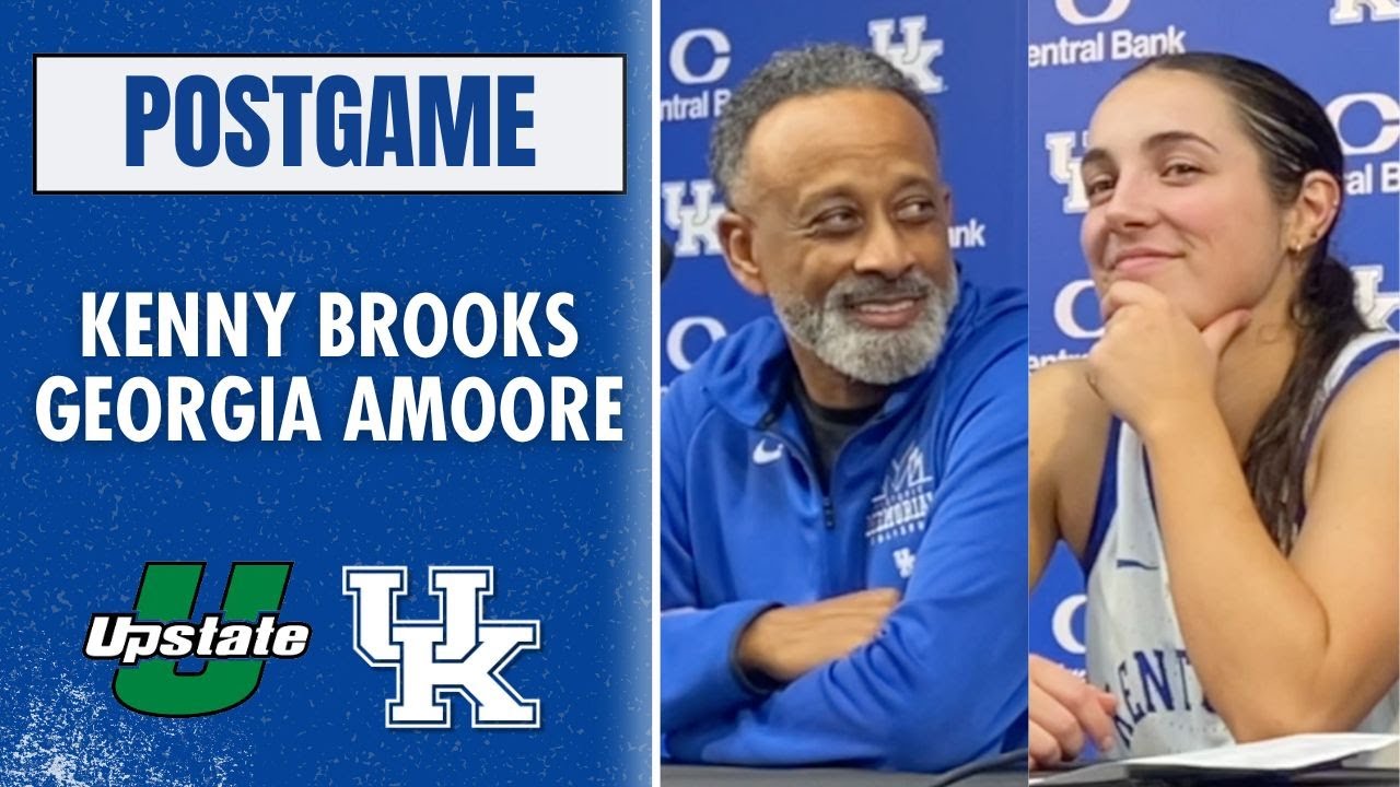 Kenny Brooks, Georgia Amoore recap season-opener win | Kentucky WBB ...