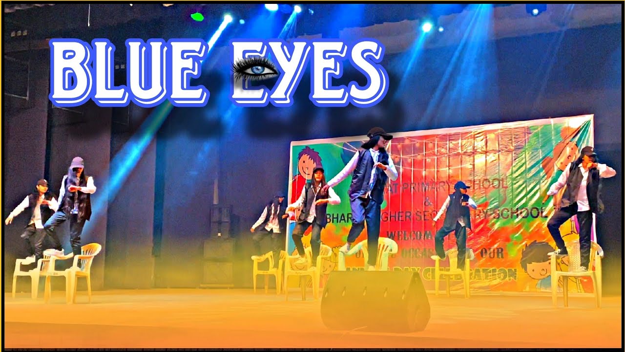 BLUE Eyes dance | Yoyo Honey Singh | Lat lag gai dance performance ...