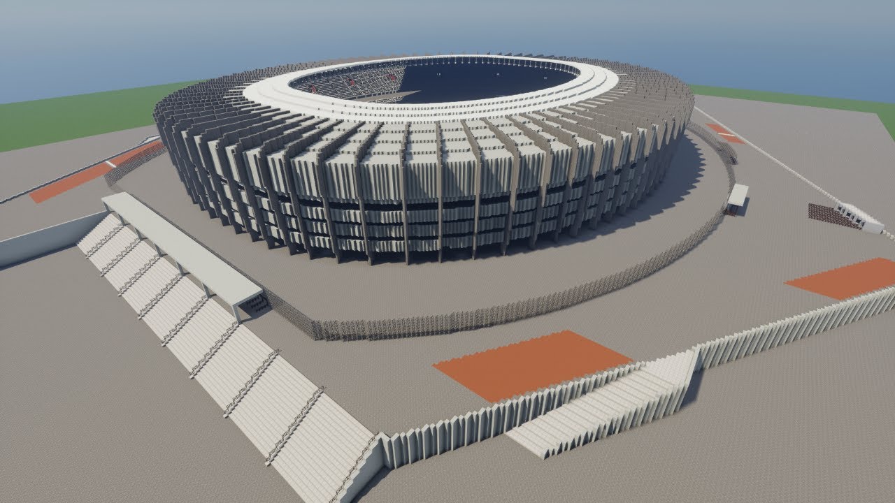 Minecraft - MEGABUILD - Estádio Mineirão (World Cup 2014) + DOWNLOAD ...