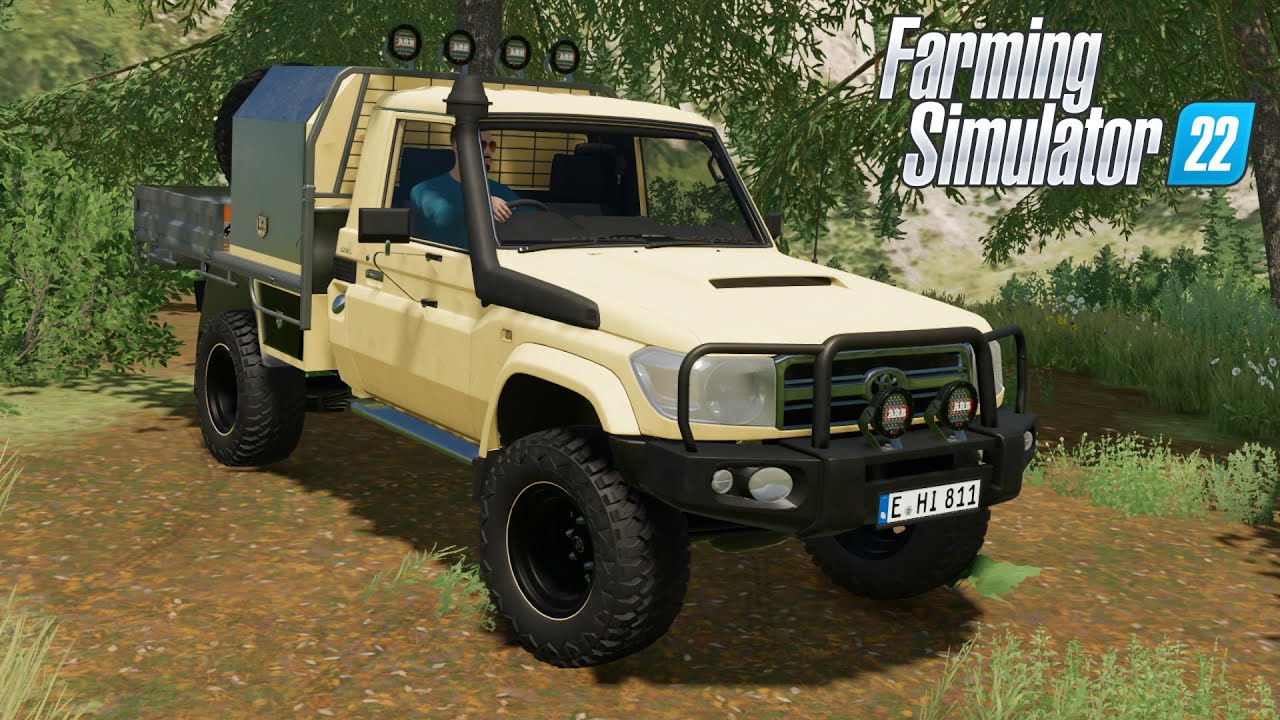 FS22 - Toyota Land Cruiser 4.5 V8 - Farming Simulator 2022 Pickup Car ...