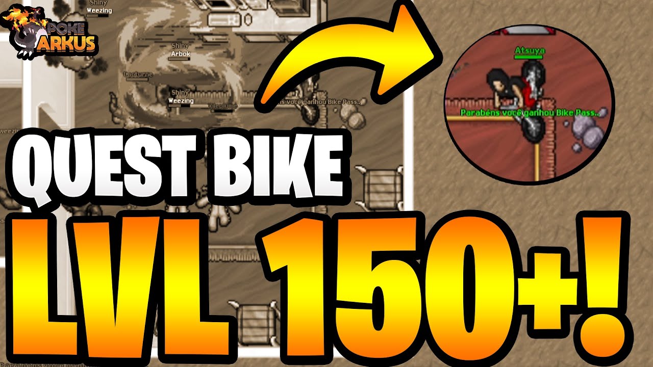 QUEST BIKE! 150+ #3 - NOVA SÉRIE NO CANAL! POKE ARKUS! POKETIBIA MOBILE E PC 2024! - YouTube