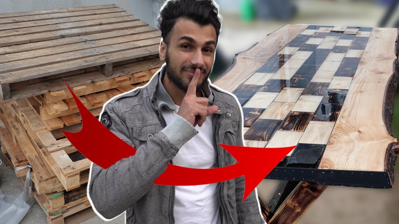 J'ai volé des palettes à un gitan (pour faire une table) - YouTube