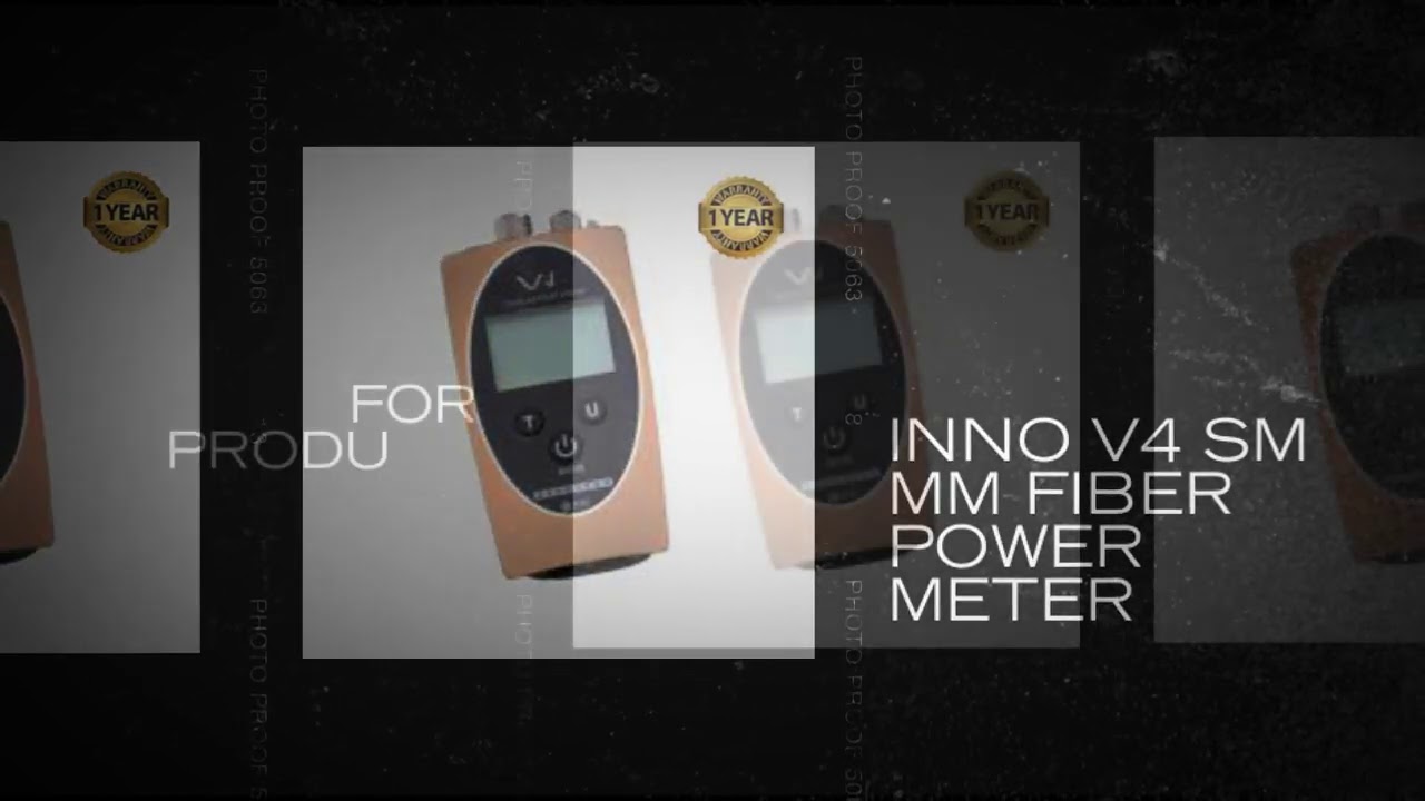 INNO V4 SM MM Fiber Power Meter - YouTube