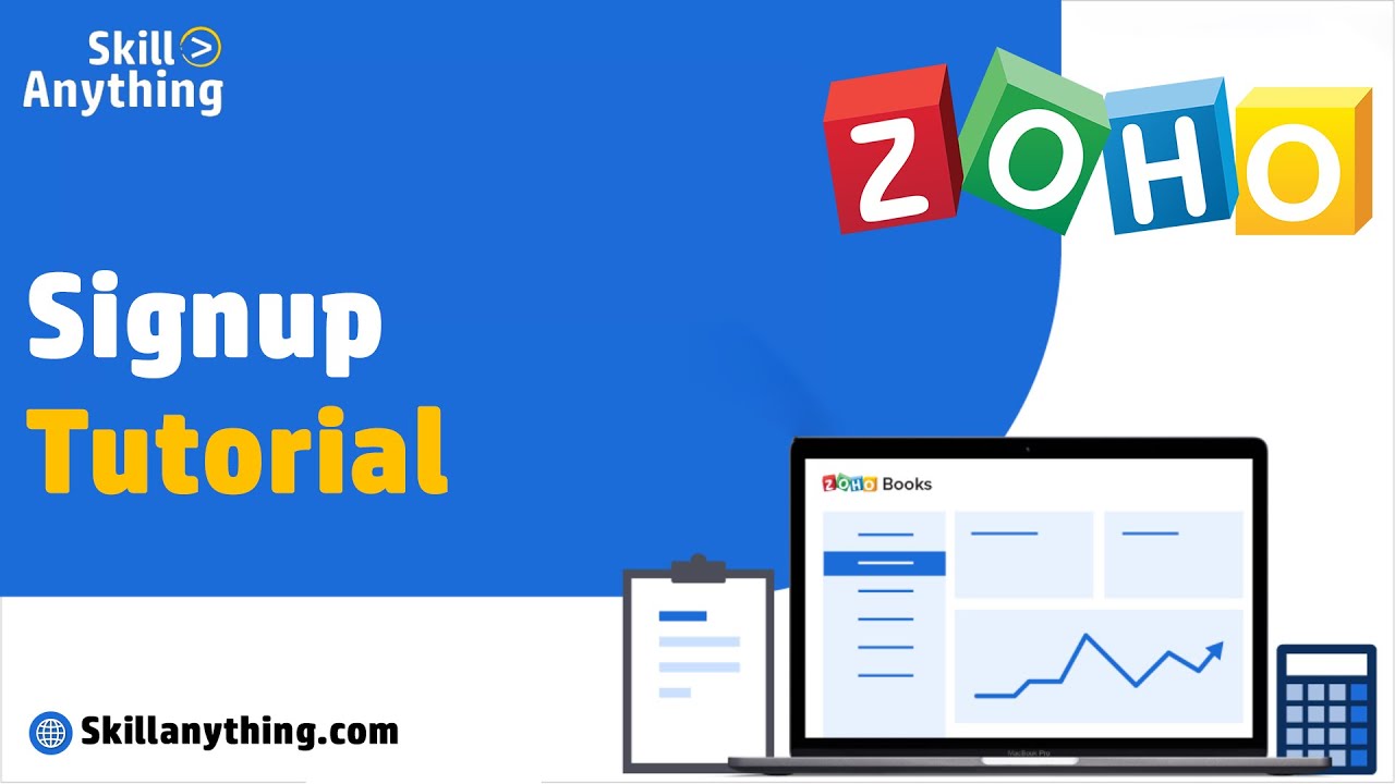 How to Sign up in Zoho Book - Learn about Zoho Book - YouTube