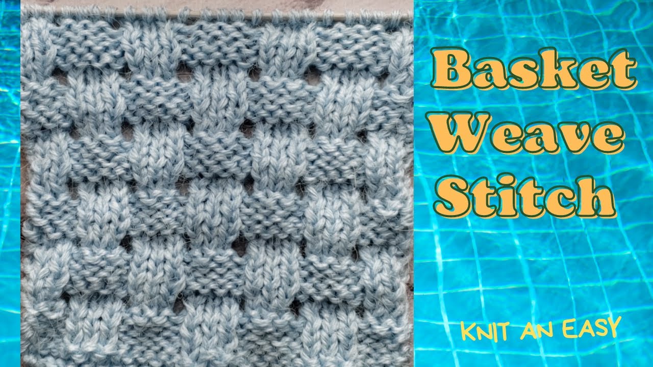 How to Knit the Basket Weave Stitch - YouTube