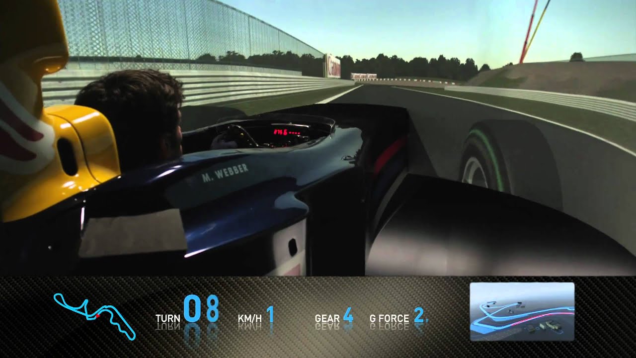 F1 Track Simulator - Mark Webber at Suzuka - YouTube