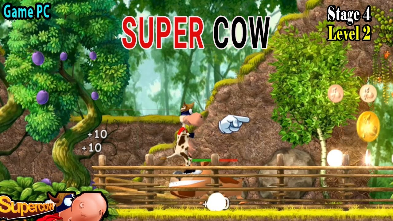 Game Arcade PC Supercow Indonesia || Stage 4 Level 2 - YouTube
