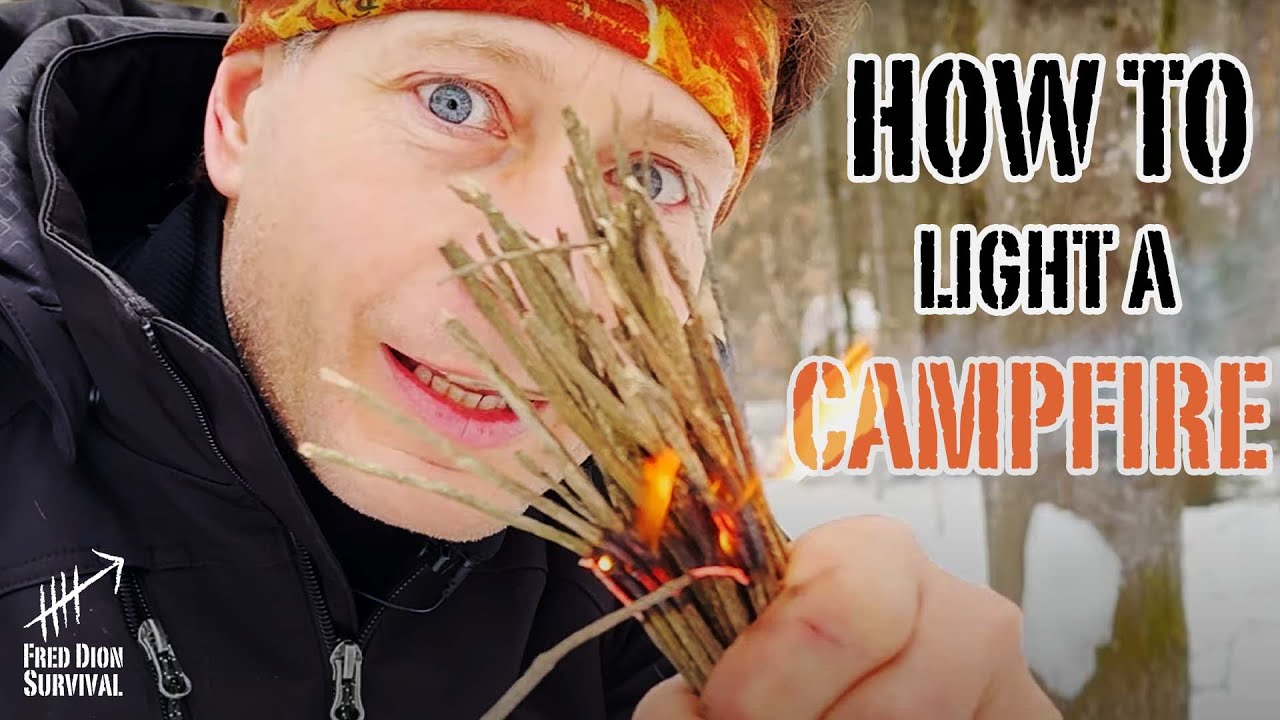 🔥LIGHT A CAMPFIRE in 2 Minutes: The ULTIMATE Quick Method! - YouTube