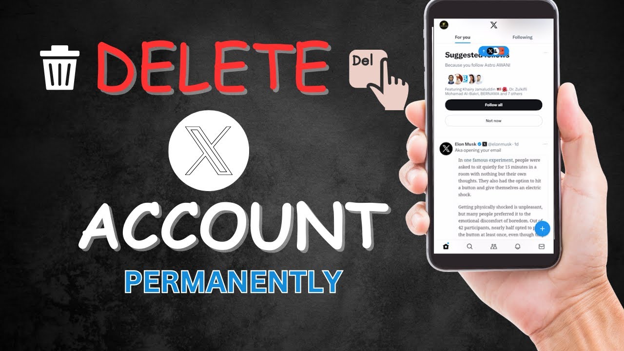 How to Delete X Account (Twitter) Permanently or Deactivate Your X ...