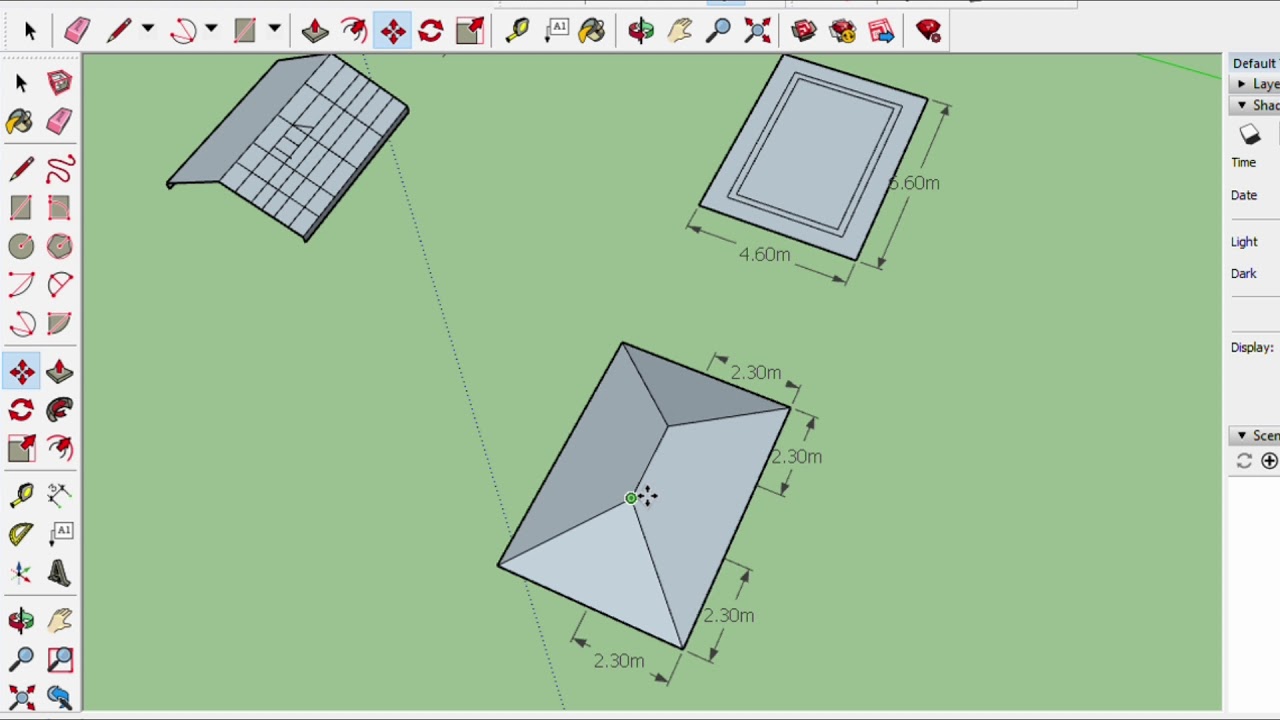QS II- Hipped Roof Simulation- Civil Engineering Diploma - YouTube