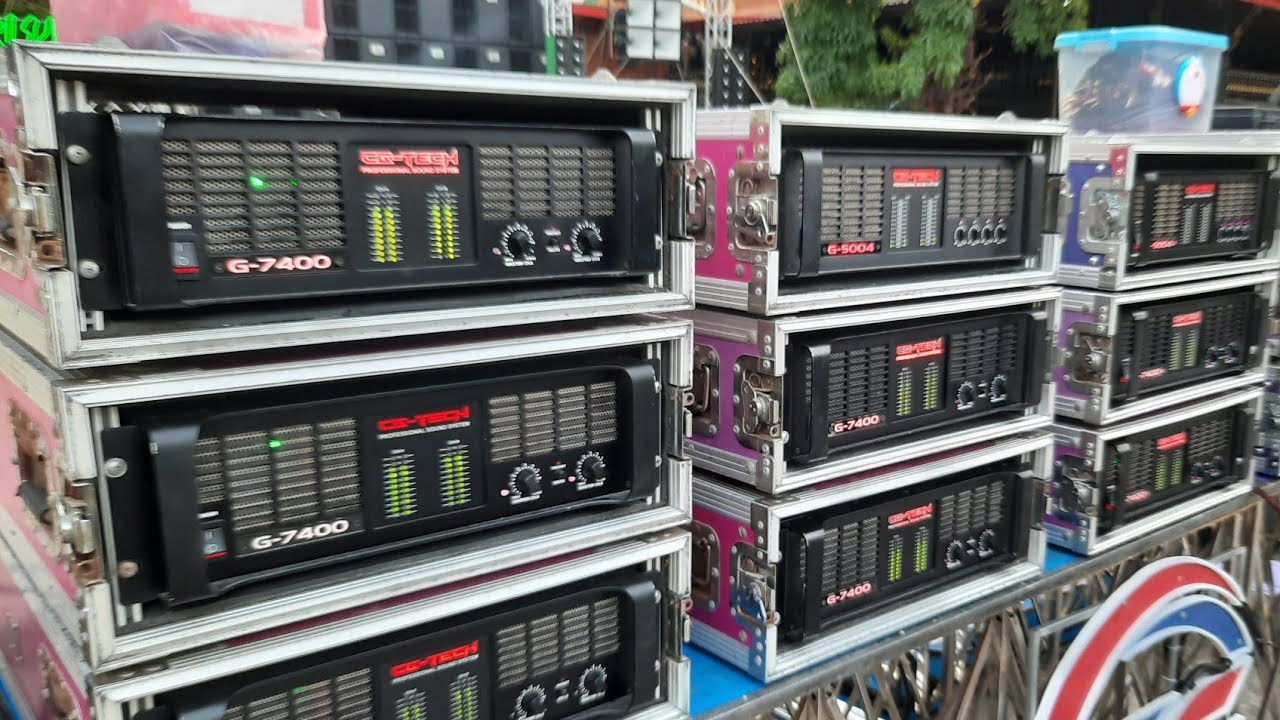 เบสแรงมาก ระบบเสียง CG tech 48ดอก งานวัดเขาสะพายแรง - YouTube