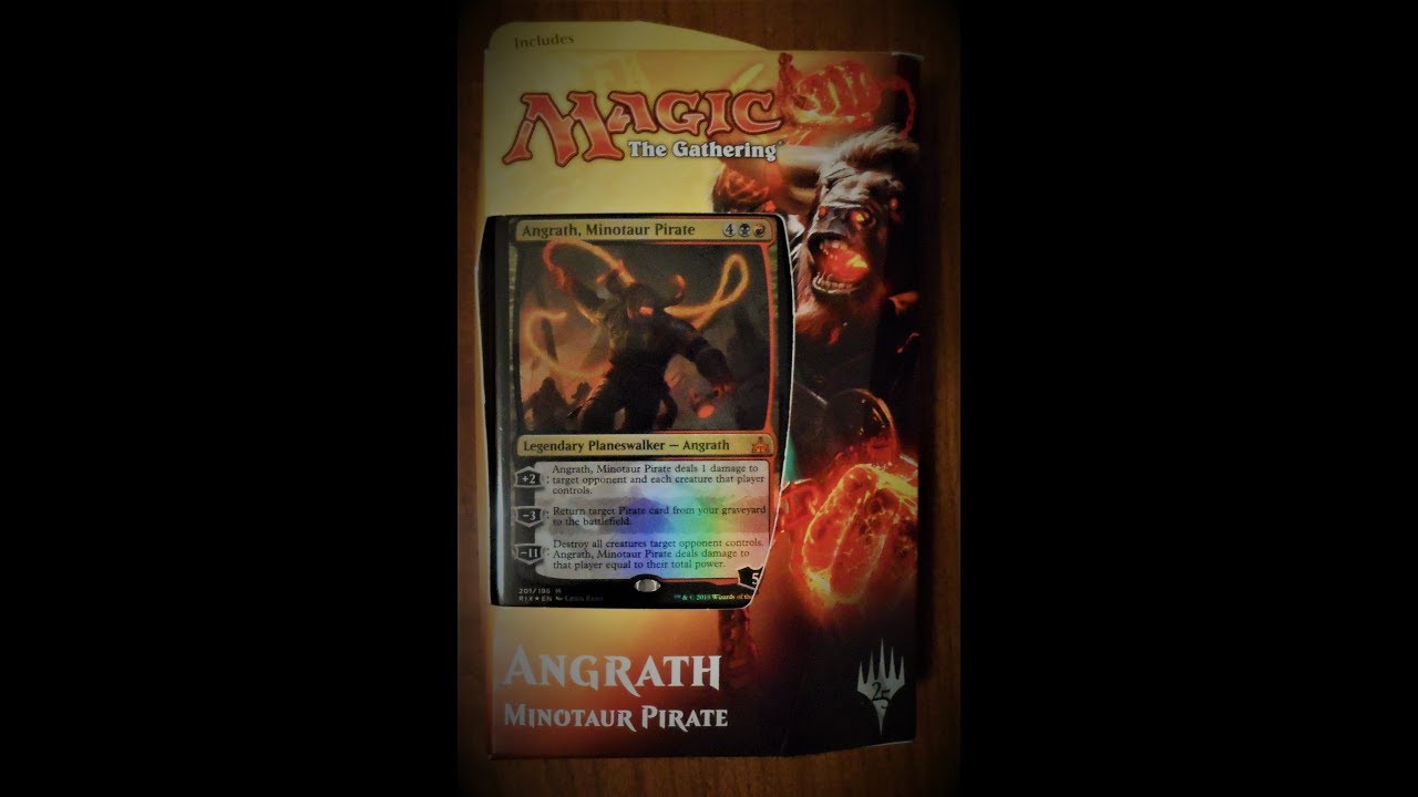 Magic The Gathering - Angrath Minotaur Pirate Planeswalker Deck ...