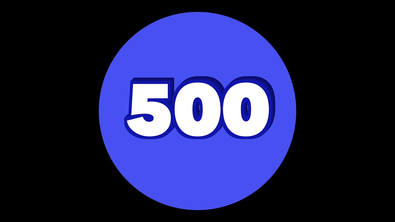 500 Second Timer - YouTube