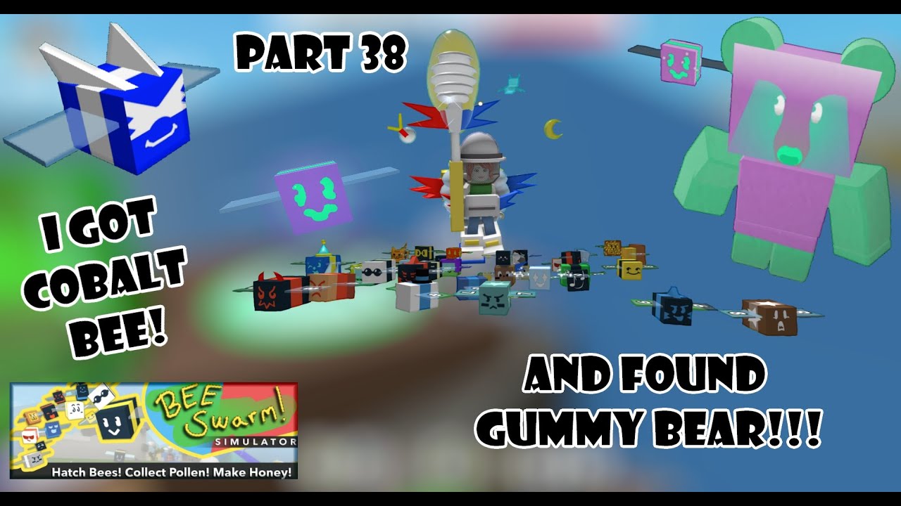 I found Gummy Bear and got Cobalt Bee in "Bee Swarm Simulator" Part 38 ...