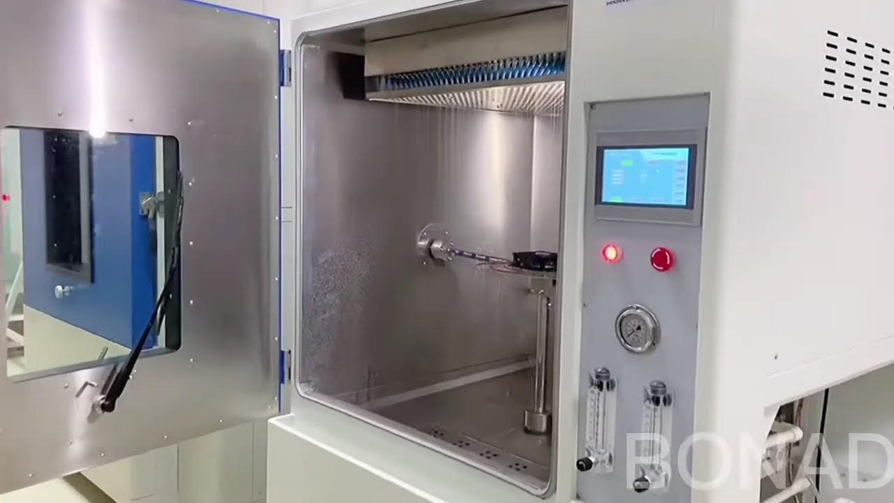 IPX1 IPX2 IPX3 IPX4 Rain test chamber - YouTube