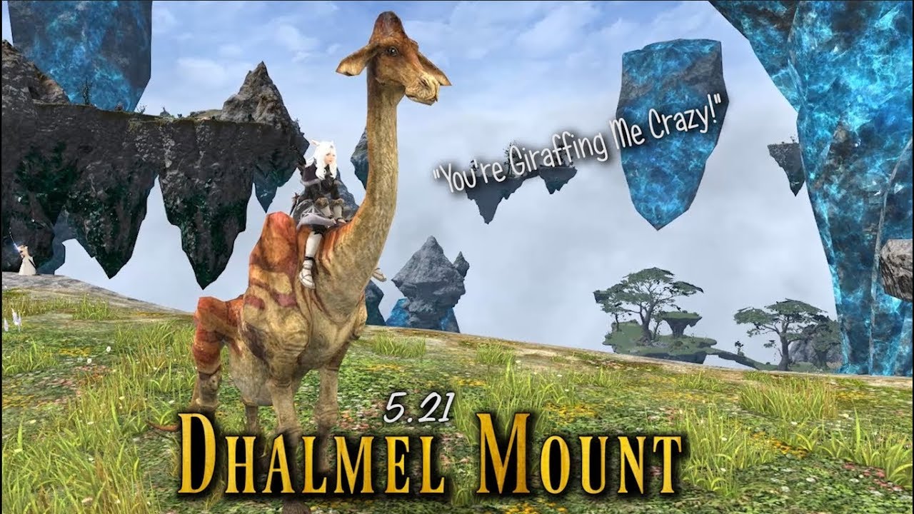 FFXIV: Dhalmel Mount - YouTube