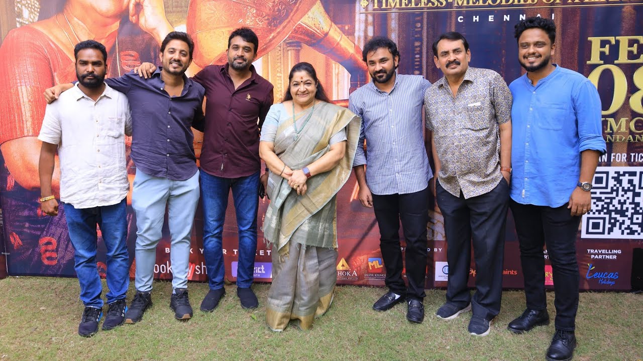 8th February 2025 at YMCA Grounds, Nandanam, Chennai. KS Chithra live ...