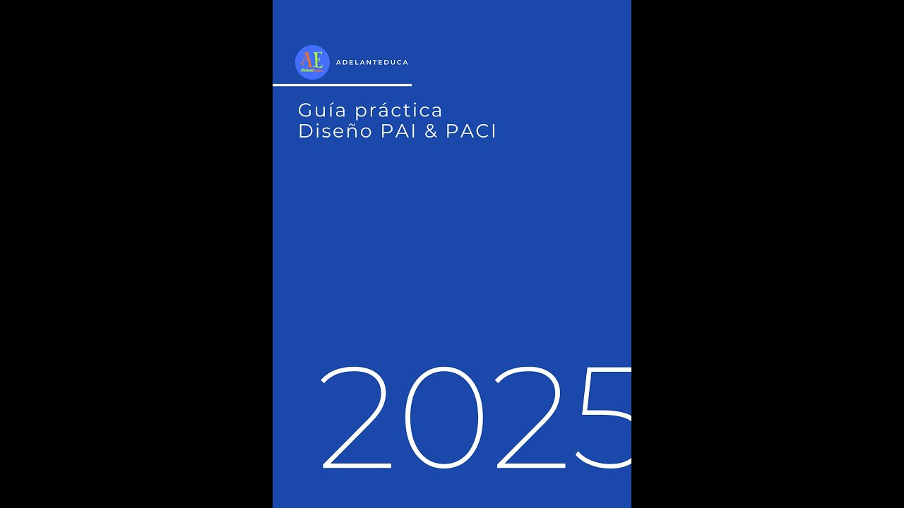 GUIA PASO A PASO DISEÑO PAI Y PACI 2025 - YouTube