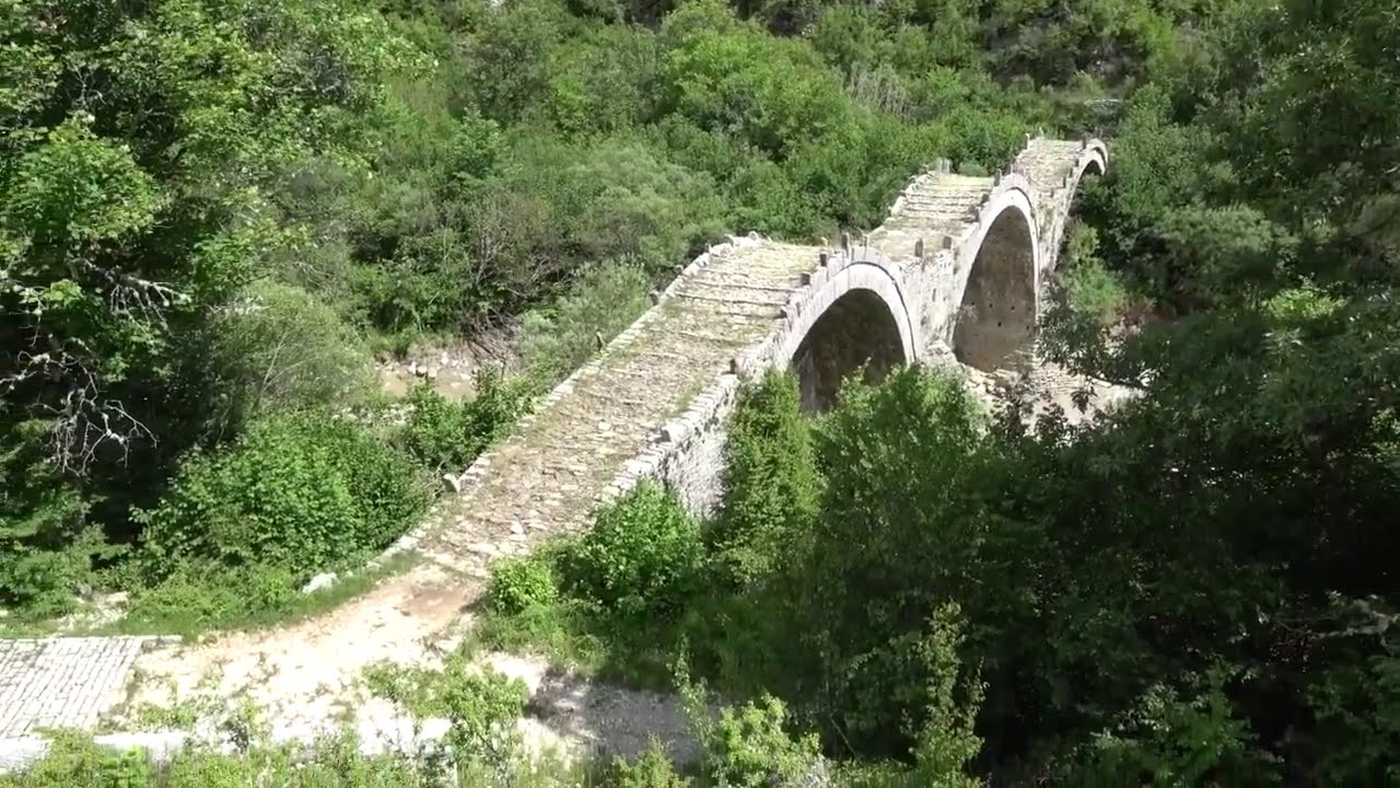 Γεφύρι Τρίτοξο ή Καλογερικό η Πλακίδα Ζαγόρι - YouTube