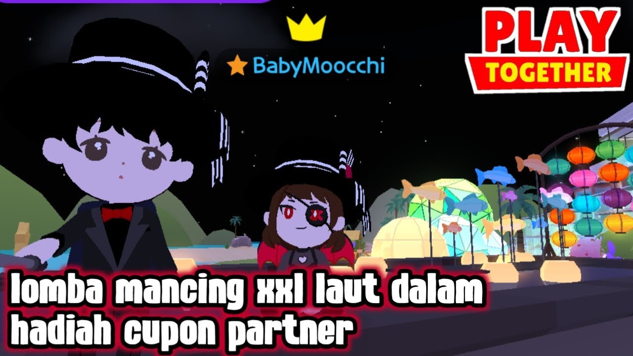 lomba mancing ikan xxl hadiah cupon partner play together - YouTube