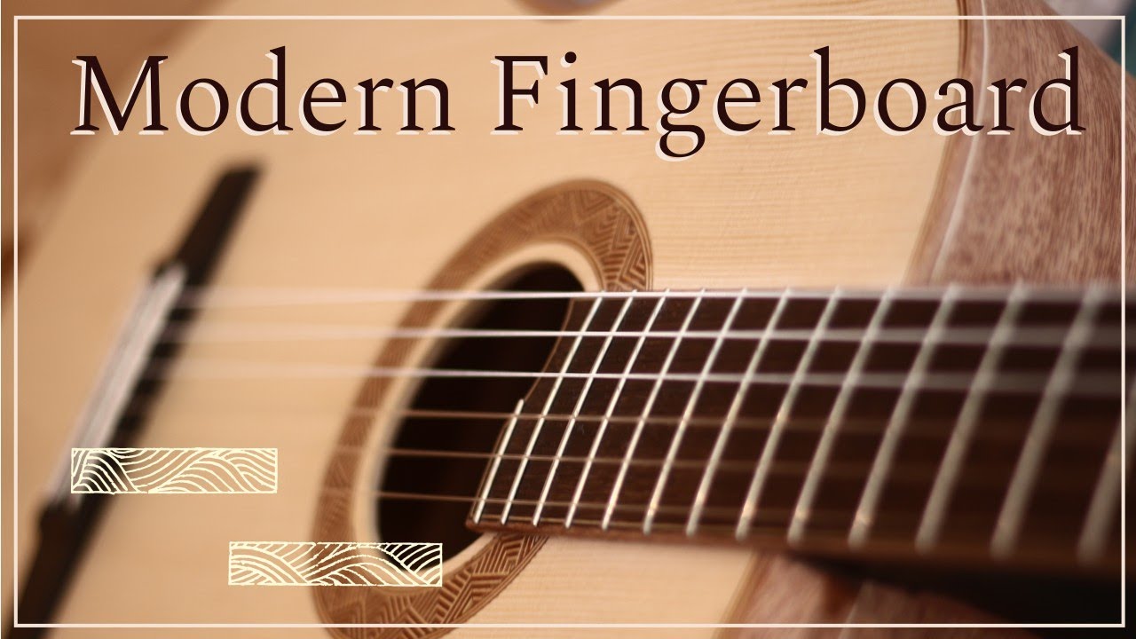Modern Classical Guitar build: bridge and fingerboard - YouTube